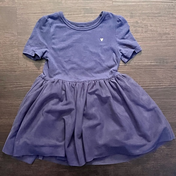 Carter's | Dresses | Carters Navy Blue Tulle Skater Dress | Poshmark